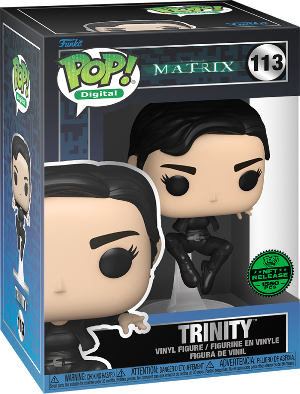MATRIX - Trinity Pop! Vinyl LEGENDARY - NFT EXCLUSIVE POP! VINYL| Rogue Online Pty Ltd