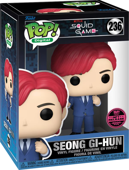 SQUID GAME: Seong Gi-Hun Pop! Vinyl - NFT EXCLUSIVE| Rogue Online Pty Ltd