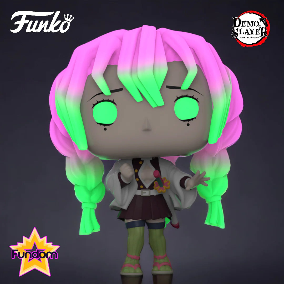 DEMON SLAYER: Kimetsu No Yaiba Mitsuri Glow Pop! Vinyl - FUNDOM EXCLUS ...