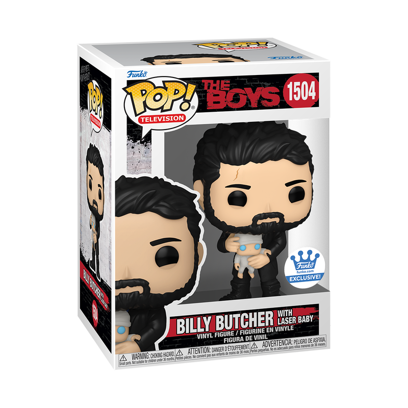 THE BOYS: Billy Butcher with Laser Baby Pop! Vinyl - FUNKO EXCLUSIVE ...