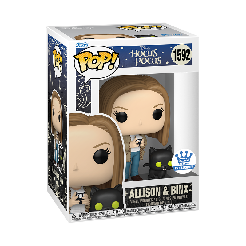 HOCUS POCUS - Buddy Allison & Binx Pop! Vinyl Figure - OFFICIAL FUNKO ...
