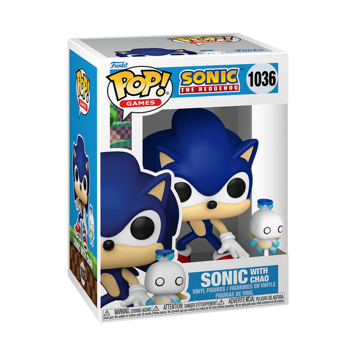 SONIC THE HEDGEHOG - Buddy Sonic with Chao Pop! Vinyl Figure| Rogue ...