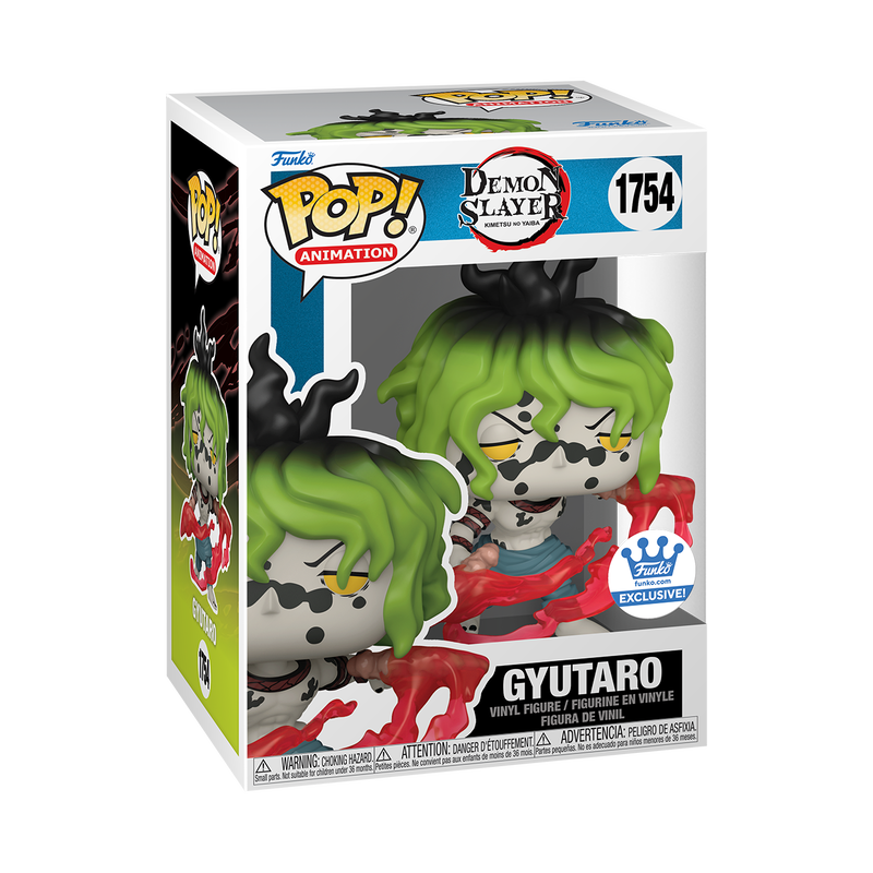 DEMON SLAYER - Gyutaro (Blood Attack) #1754 Pop! Vinyl - FUNKO EXCLUSI ...