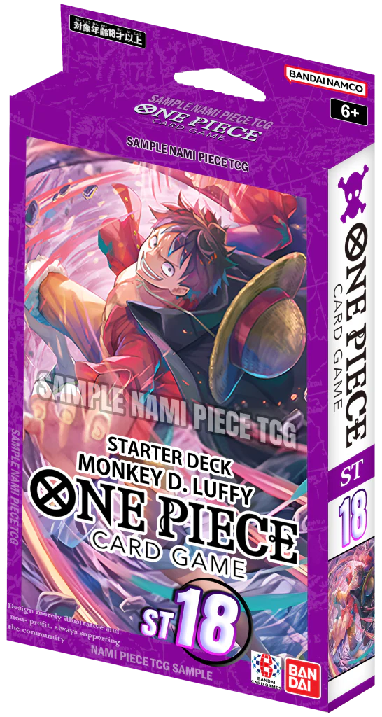 One Piece - Card Game Monkey D. Luffy (PURPLE) Starter Deck [ST-18 ...