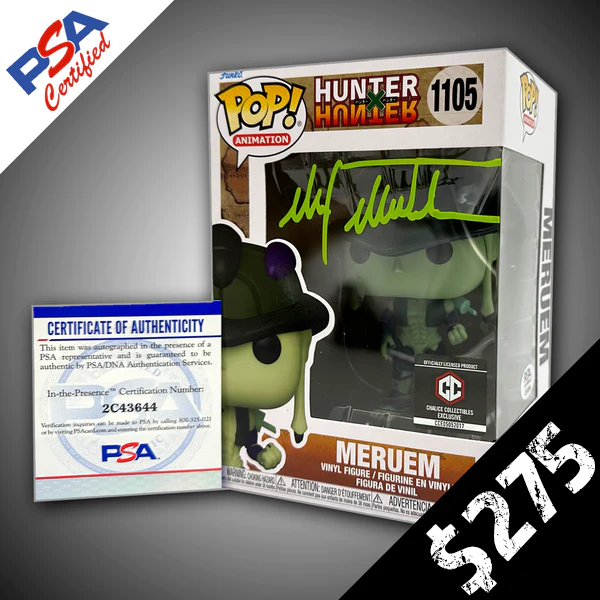 Hunter X Hunter: Meruem Pop! Vinyl SIGNED by Max Mittleman - CHALICE E ...