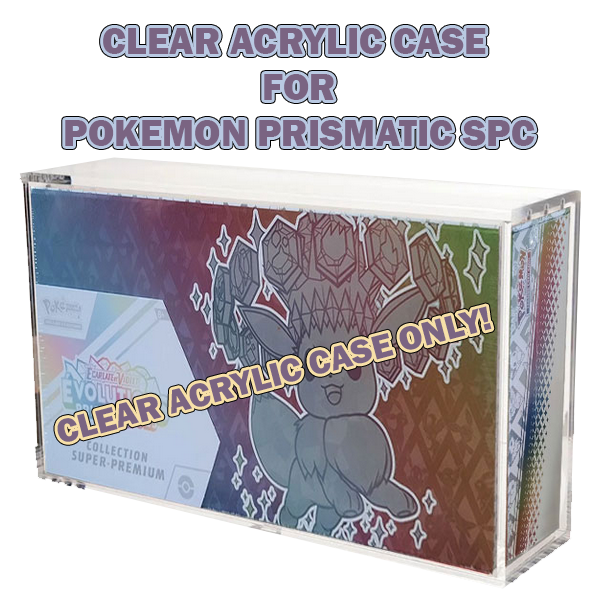 POKEMON PRISMATIC SPC CLEAR ACRYLIC HARD PROTECTOR BOX STACK| Rogue ...