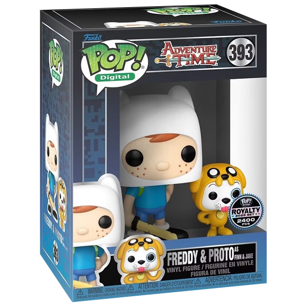 ADVENTURE TIME PHYSICAL COLLECTIBLES - Freddy & Proto as Finn & Jake P ...