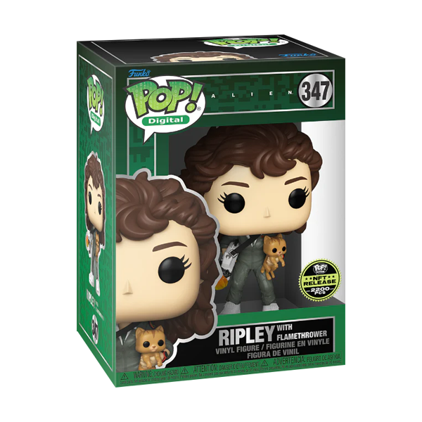 Alien Ripley with Flamethrower NFT Redemption 2200 Piece Funko Pop! Vi ...