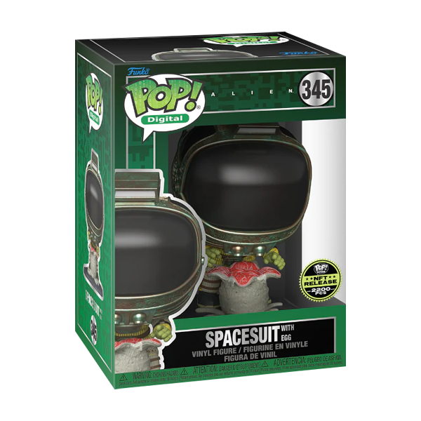 Alien Spacesuit with Egg NFT Redemption 2200 Piece Funko Pop! Vinyl ...