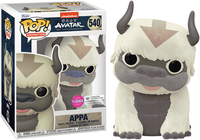 Limited Edition Avatar: The Last Airbender Appa Pop! Vinyl - FUNKO EXC ...
