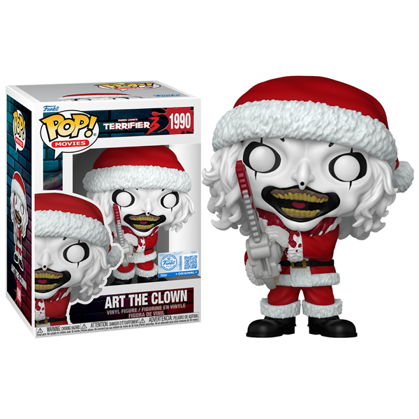 TERRIFIER - ART THE CLOWN POP! VINYL FIGURE - OFFICIAL FUNKO EXCLUSIVE ...