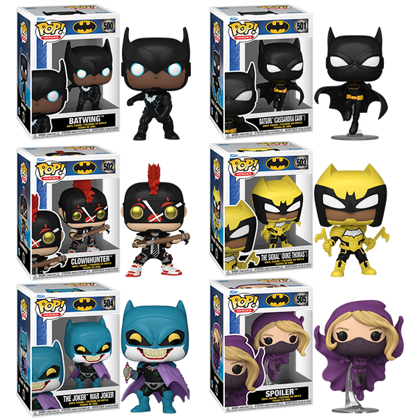 BATMAN: Warzone Pop! Vinyl - Bundle (Set of 6)| Rogue Online Pty Ltd