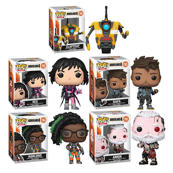 PRE-ORDER - BORDERLANDS 4 - MORE CHAOS POP! VINYL FIGURE - BUNDLE (SET ...