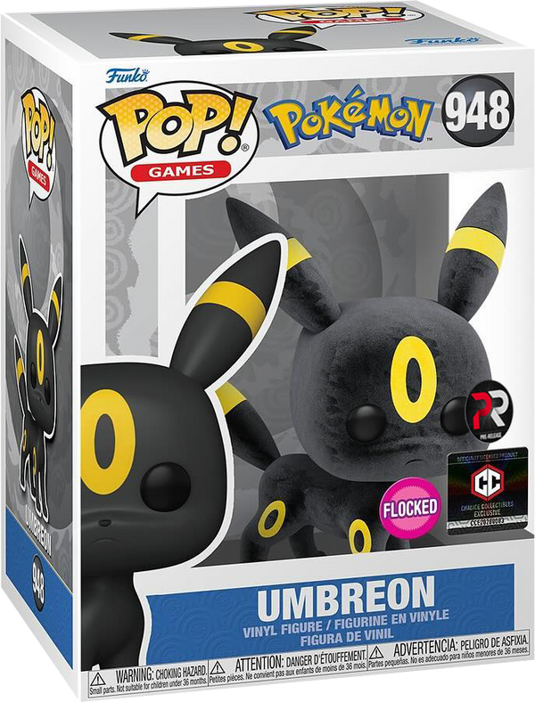 POKEMON: Umbreon Flocked Pop! Vinyl - CHALICE EXCLUSIVE PRE-RELEASE ED ...