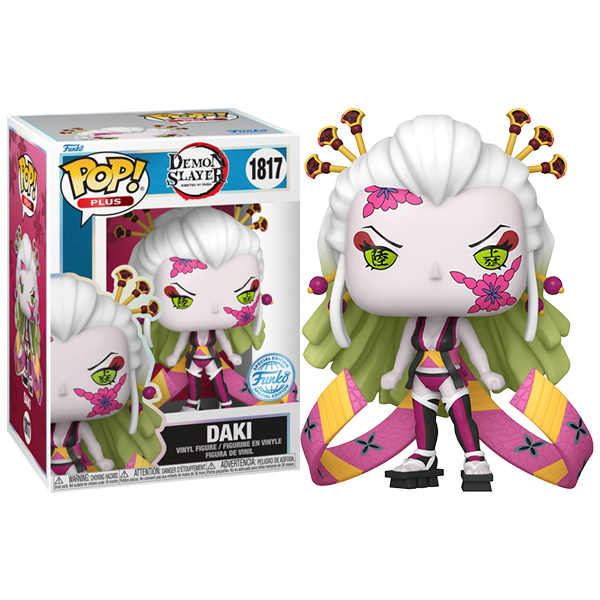 DEMON SLAYER - Daki (with Ribbons) Exclusive PLUS EDITION Pop! Vinyl F ...