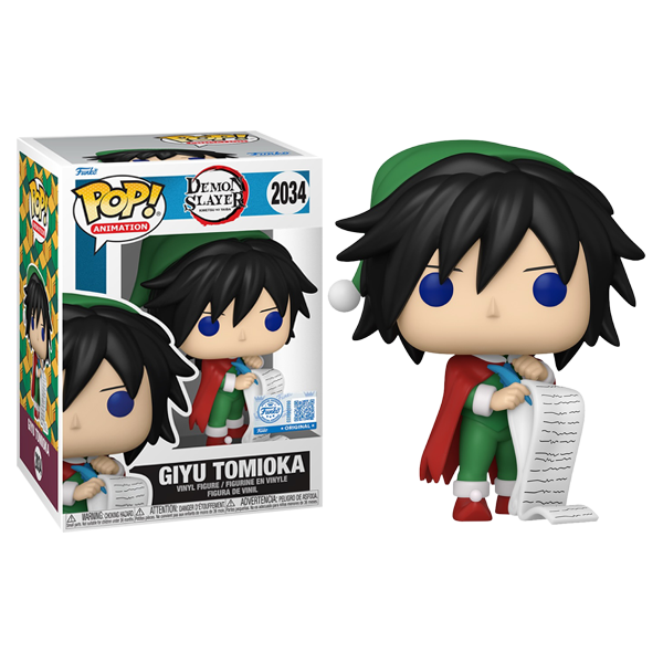 PRE-ORDER - DEMON SLAYER - GIYU TOMIOKA (HOLIDAY) EXCLUSIVE POP! VINYL ...