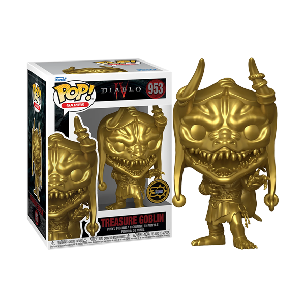 DIABLO IV - Treasure Goblin (GOLD) Pop! Vinyl Figure - BLIZZARD EXCLUS ...