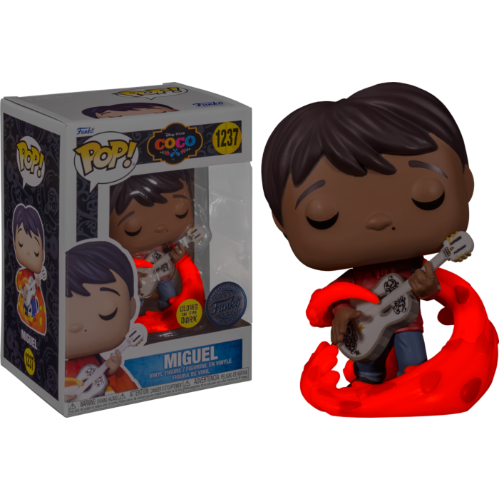 Coco - Miguel with Guitar Glow in the Dark Pop! Vinyl Figure| Rogue ...