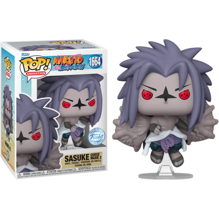 NARUTO: Shippuden - Sasuke (Curse Mark 2) Exclusive Pop! Vinyl Figure ...