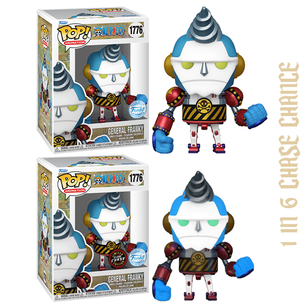 ONE PIECE - General Franky Exclusive Pop! Vinyl Figure - 1 IN 6 CHASE ...