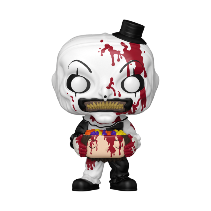Terrifier - Art the Clown with Candy Filled Head Pop! Vinyl Figure ...