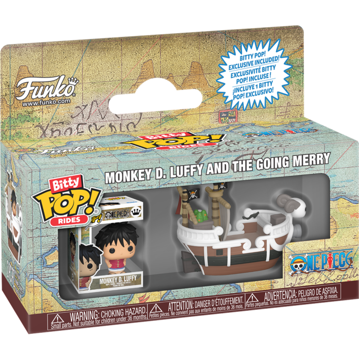 PRE-ORDER - ONE PIECE - MONKEY D. LUFFY & GOING MERRY BITTY POP! VINYL ...