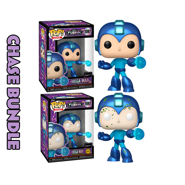 PRE-ORDER - FUNKO FUSION - MEGA MAN POP! VINYL FIGURE - CHASE BUNDLE ...