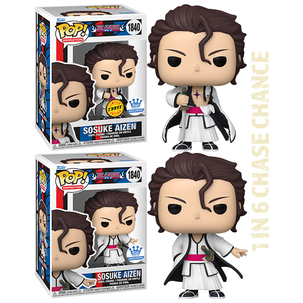 BLEACH - Sosuke Aizen Pop! Vinyl Figure - FUNKO EXCLUSIVE - 1 IN 6 CHA ...