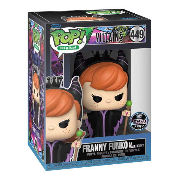 DISNEY VILLAINS - PHYSICAL COLLECTIBLES - FRANNY FUNKO AS MALEFICENT P ...