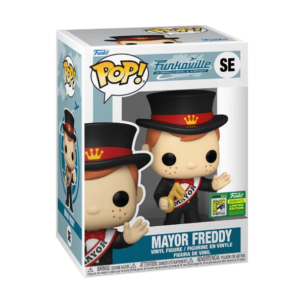 FUNKOVILLE - LE3000 Mayor Freddy Pop! Vinyl - 2024 SDCC EXCLUSIVE ...