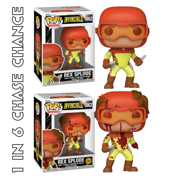 PRE-ORDER - INVINCIBLE - REX SPLODE POP! VINYL - 1 IN 6 CHASE CHANCE ...