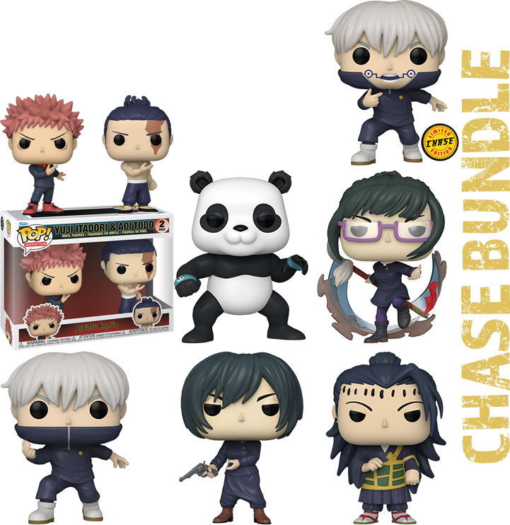 JUJUTSU KAISEN: Pop! Vinyl SET OF 7 - CHASE BUNDLE| Rogue Online Pty Ltd