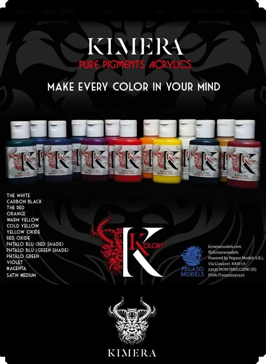 Kimera Kolors Pure Pigments Paint Set| Rogue Online Pty Ltd