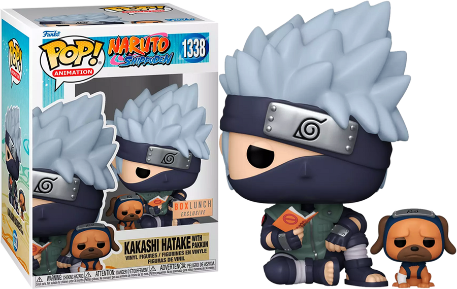 Naruto Shippuden Kakashi with Pakkun Vinyl Figure - BOXLUNCH EXCLUSIVE ...