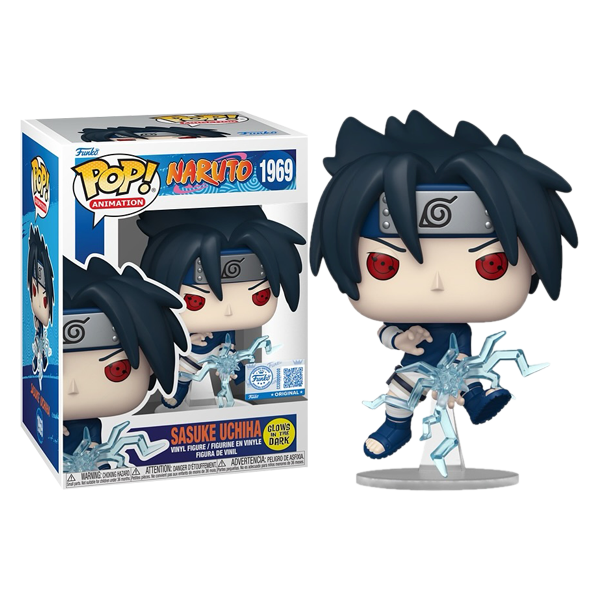 NARUTO - Sasuke Uchiha (Chidori) Glow Exclusive Pop! Vinyl| Rogue ...