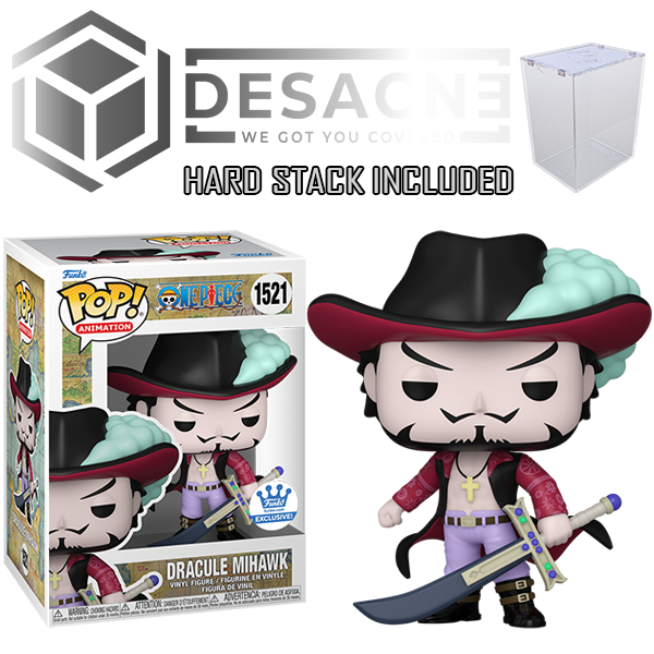 ONE PIECE: Dracule Mihawk Pop! Vinyl - FUNKO EXCLUSIVE + DESACNE HARD ...