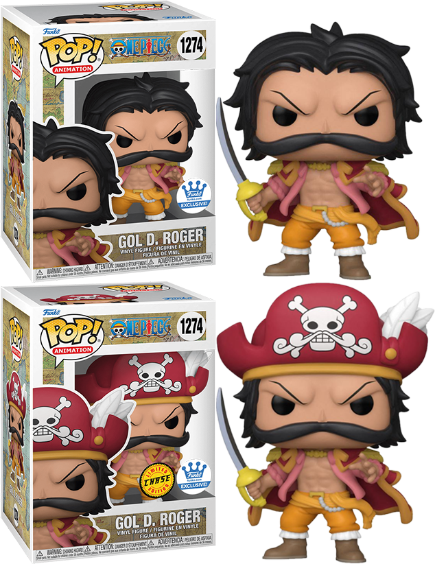 ONE PIECE - Gol D Roger Pop! Vinyl - FUNKO EXCLUSIVE CHASE BUNDLE ...