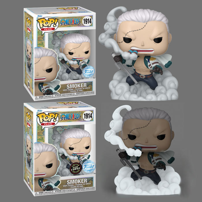 ONE PIECE: Smoker Exclusive Pop! Vinyl Figure - PLUS EDITION CHASE BUN ...