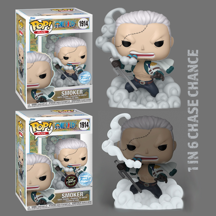 ONE PIECE: Smoker Exclusive Pop! Vinyl Figure - PLUS EDITION 1 IN 6 CH ...