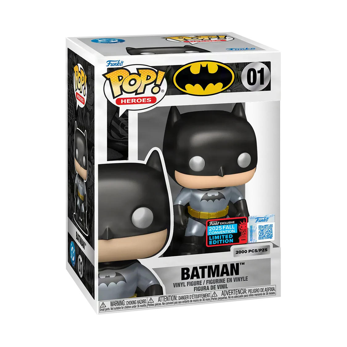 PRE-ORDER - DC HEROES - DC COMICS BATMAN (METALLIC) POP! VINYL + FUNKO ...