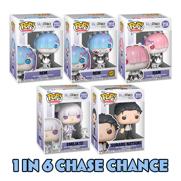Re:ZERO - STARTING LIFE IN ANOTHER WORLD POP! VINYL FIGURE - BUNDLE (S ...