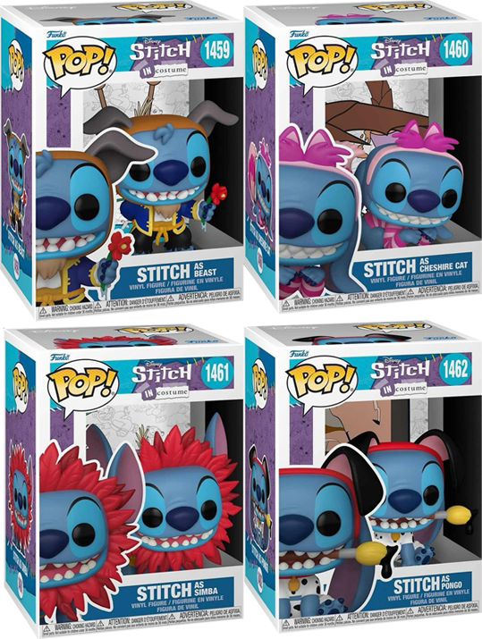 DISNEY: Stitch In Costume Pop! Vinyl Bundle (Set of 4)| Rogue Online ...