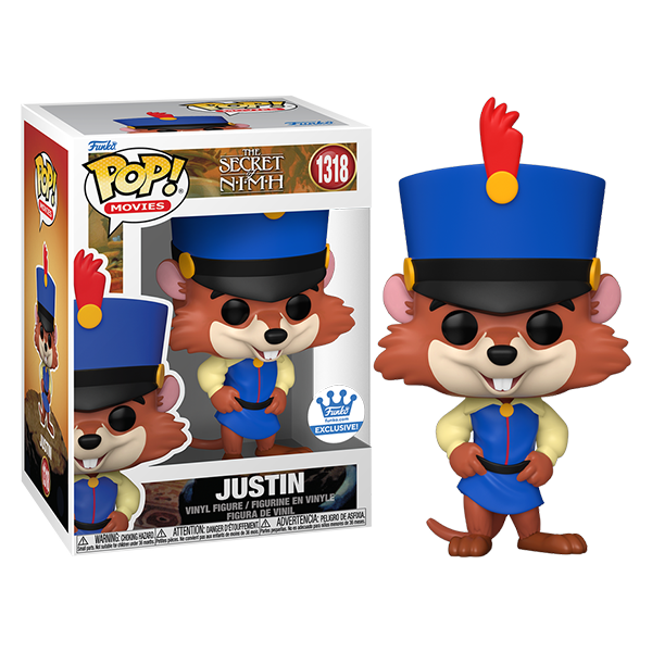 THE SECRET OF NIMH: Justin (Captain Uniform) Pop! Vinyl Figure - FUNKO ...