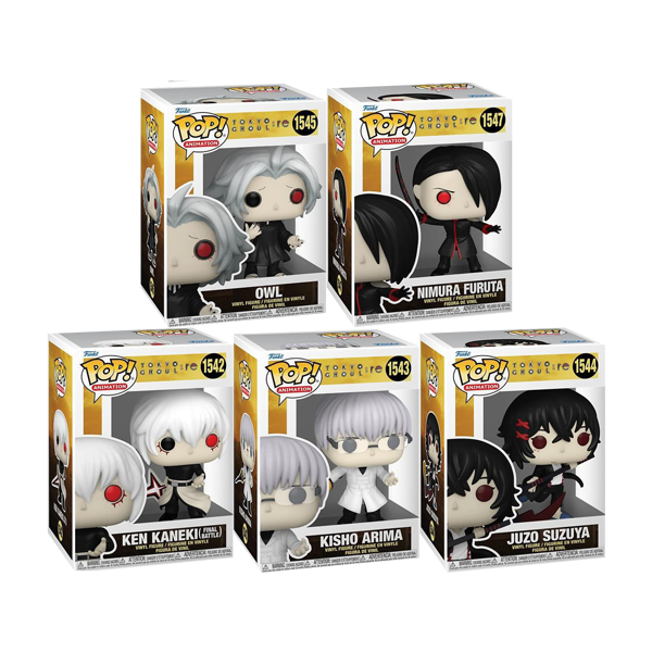 TOKYO GHOUL Pop! Vinyl Figure - BUNDLE (SET OF 5)| Rogue Online Pty Ltd