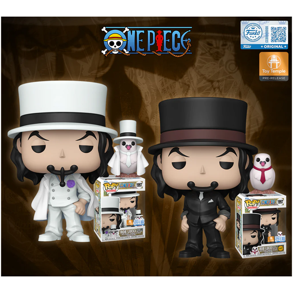 ONE PIECE - Rob Lucci with Hattori Pop! Vinyl - CHASE BUNDLE TOY TEMPL ...