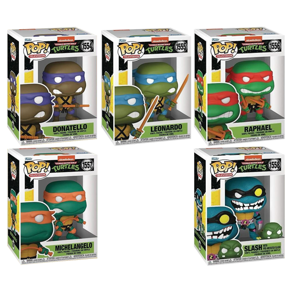 TEENAGE MUTANT NINJA TURTLES Pop! Vinyl Figure - BUNDLE (SET OF 5 ...