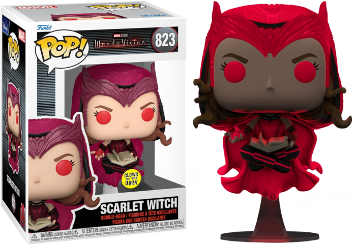 WandaVision - Scarlet Witch Glow Exclusive Pop! Vinyl Figure| Rogue ...