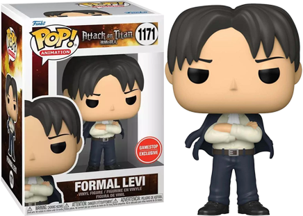 Attack on Titan - Formal Levi Pop! Vinyl - GAMESTOP EXCLUSIVE| Rogue ...