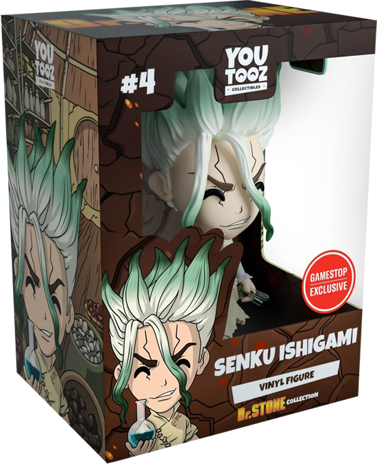 Dr Stone: Senku Ishigami 5” Vinyl Figure - YOUTOOZ GAMESTOP EXCLUSIVE ...