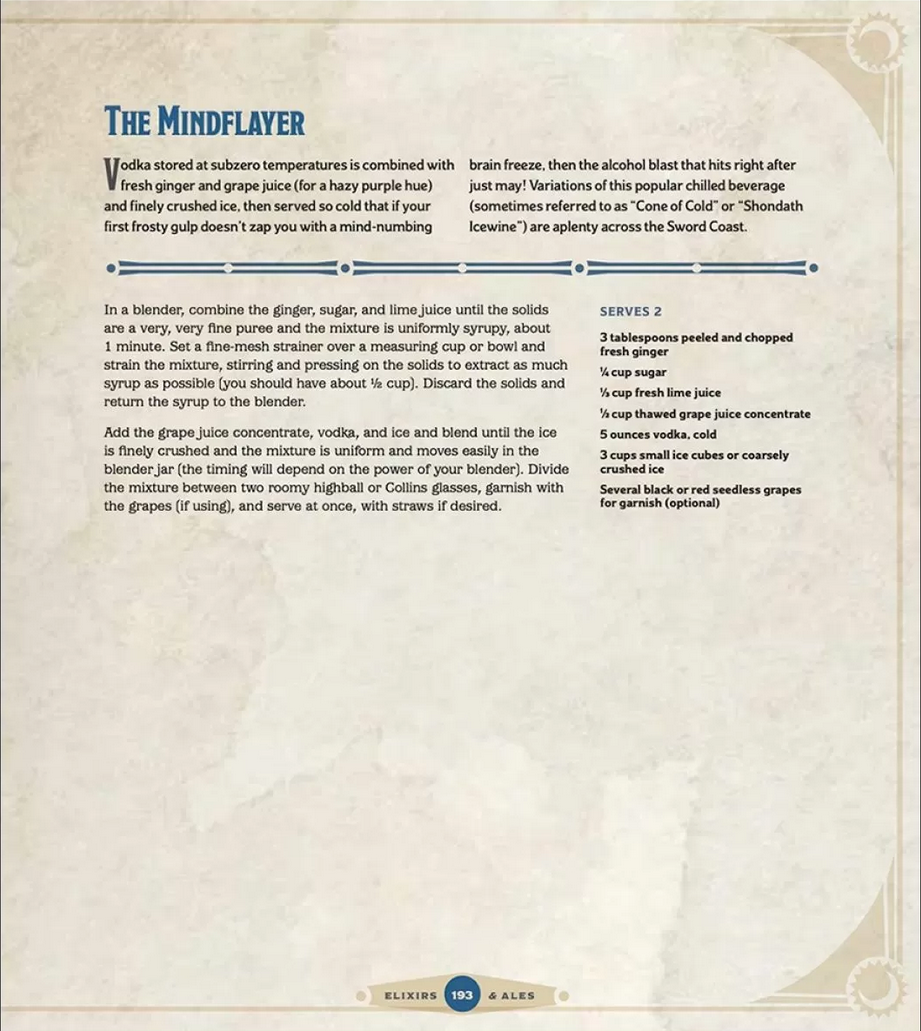 D&D Heroes' Feast The Official Dungeons and Dragons COOKBOOK| Rogue ...